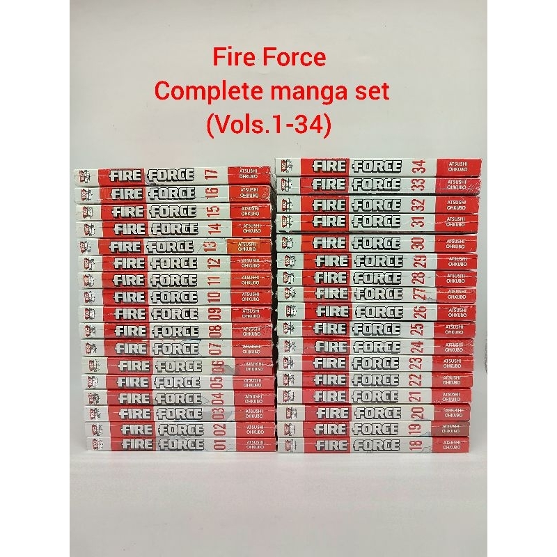 Fire Force Complete manga set (Vols.1-34) | Shopee Philippines