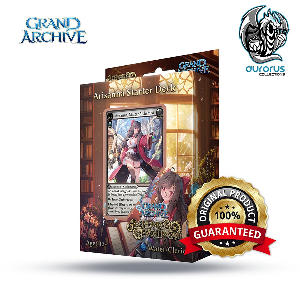 Grand Archive TCG - Alchemical Revolution Deck - Arisanna Water/Cleric ...