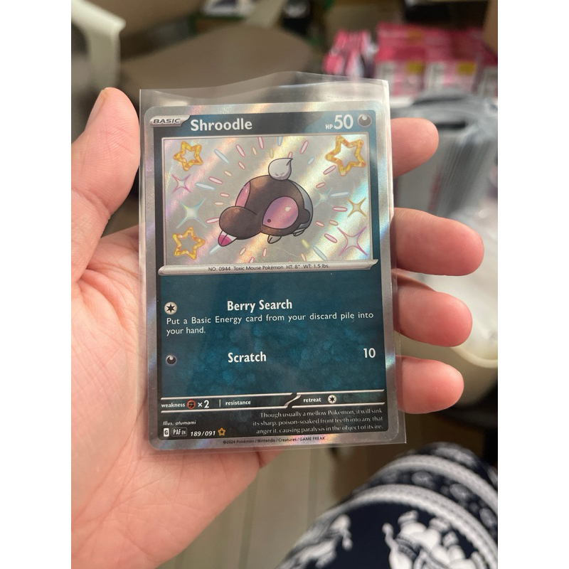 Paldean Fates Shroodle baby shiny | Shopee Philippines Paldean Fates Shroodle baby shiny | Shopee Philippines