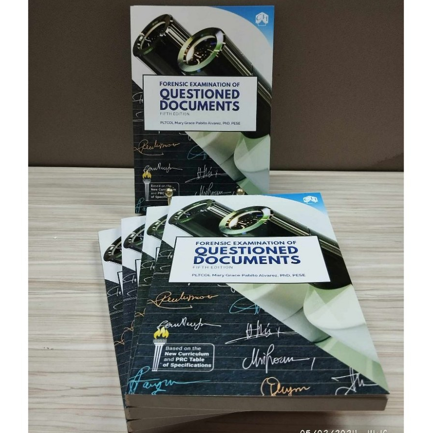 Forensic Examination of Questioned Documents 5th Ed. [2024] | Shopee ...