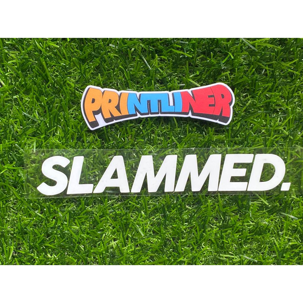 SLAMMED STICKER DECALS FOR MOTORCYCLE, CARS & ETC (WATERPROOF) | Shopee ...