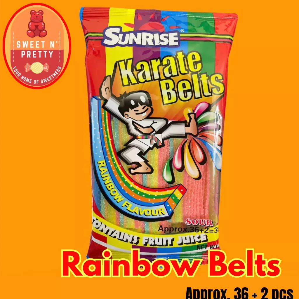 KARATE Sour Belt Gummies - High Quality and Soft | Shopee Philippines