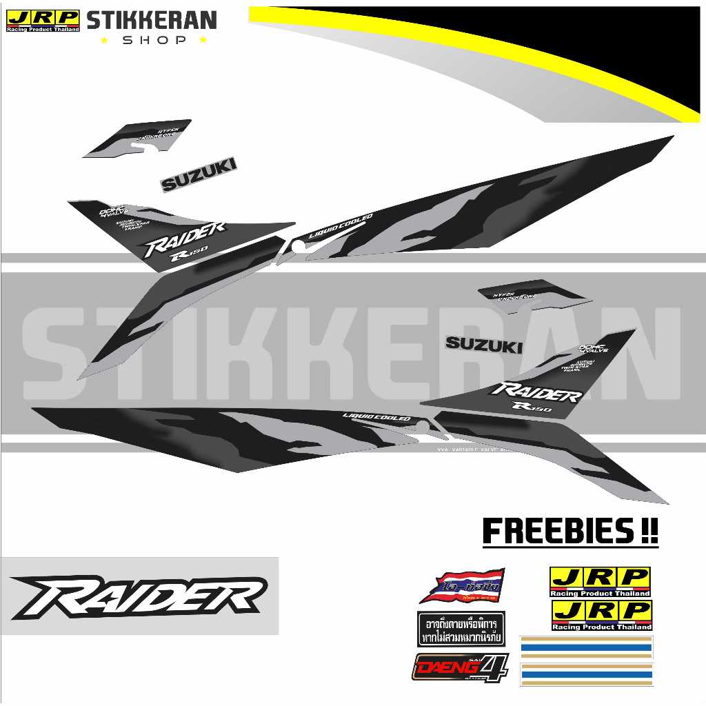 RAIDER 150 CARB REBORN 2024 LATEST STOCK DECALS | Shopee Philippines