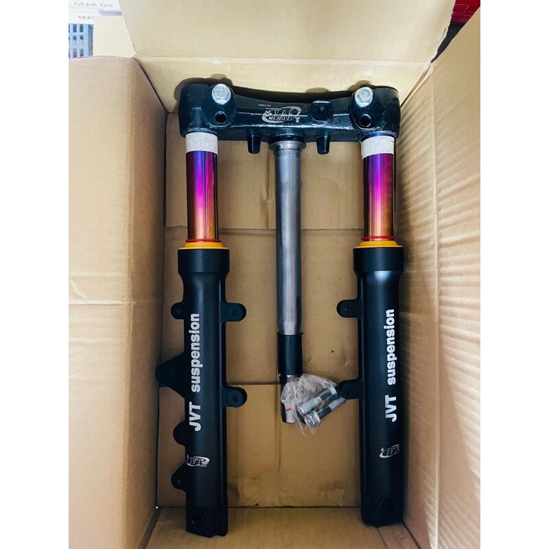 ☑️ JVT FRONT SHOCK ASSEMBLY WITH PRE LOAD ADJUSTER AEROX V1 V2 | Shopee ...