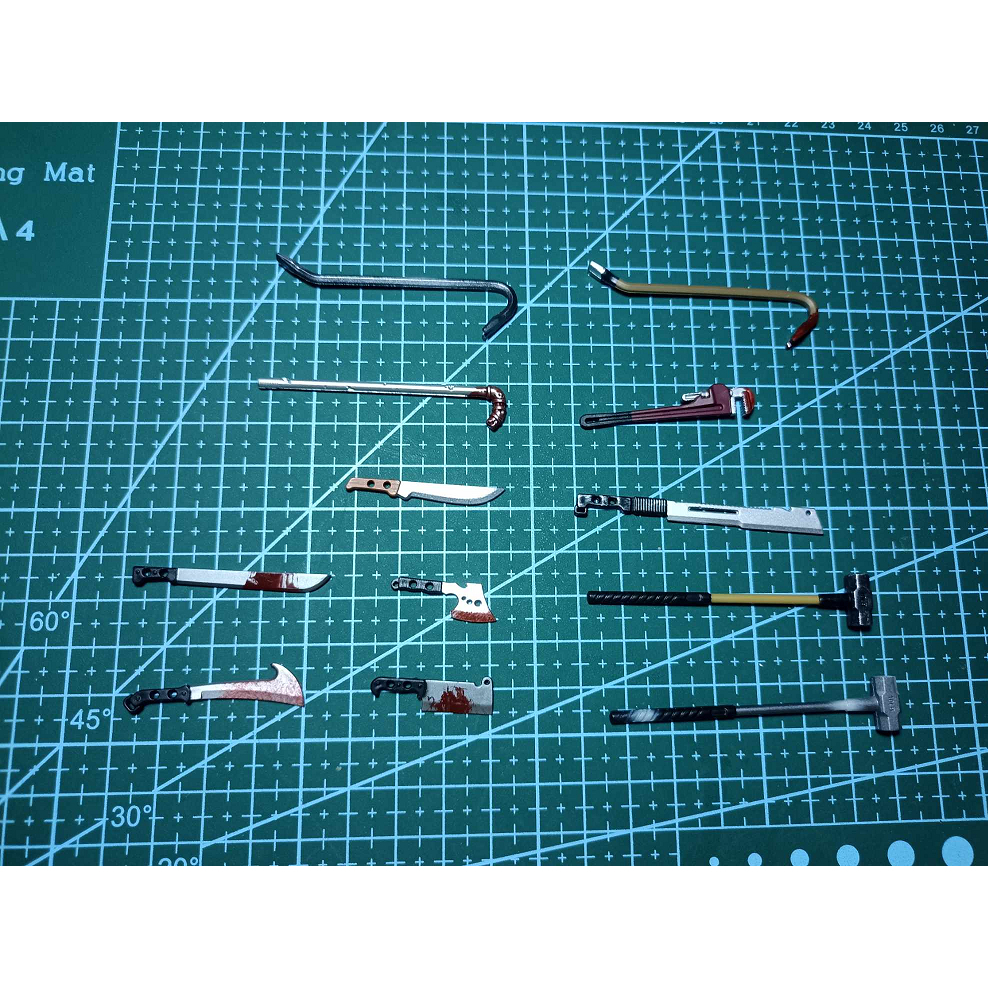 Zombie Lab Action Figure Tools 1:18 | Shopee Philippines