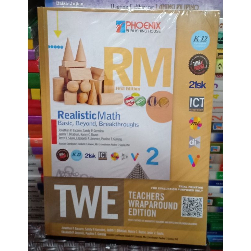 REALISTIC MATH GRADE 2 TEACHERS WRAPAROUND EDITION | Shopee Philippines
