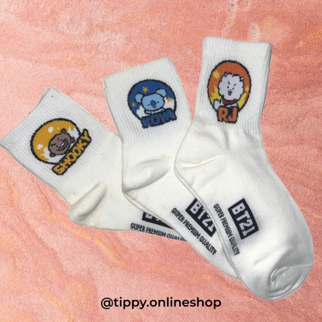 Korean Socks - BT21 Character socks SHOOKY, RJ & KOYA | Shopee Philippines