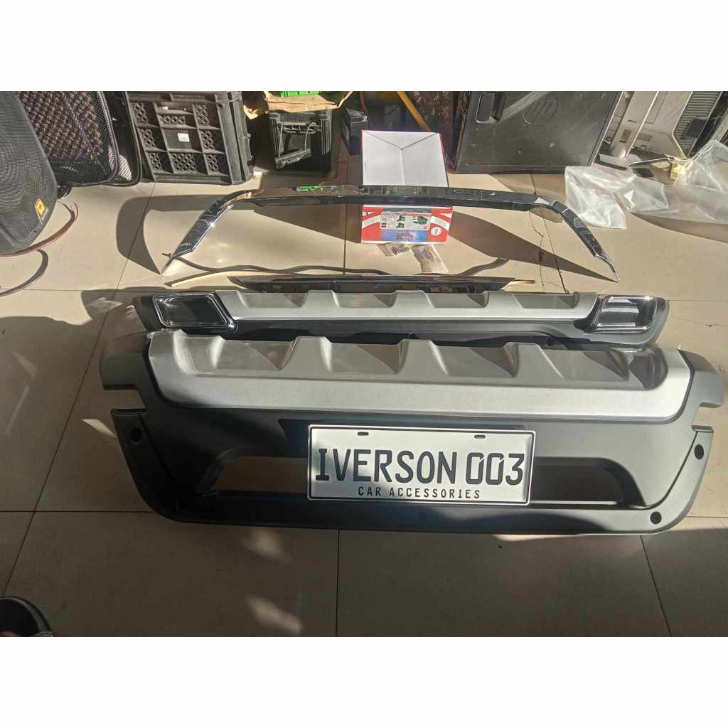 Solid Two Tone Front and Rear Nudge for Toyota Fortuner 2022 to 2024 ...