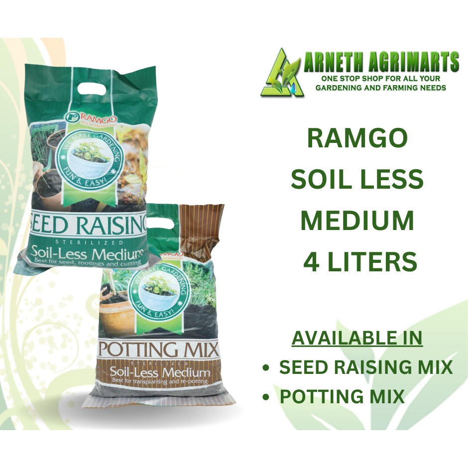 RAMGO SOIL-LESS SOIL LESS MEDIUM 4 LITERS | Shopee Philippines