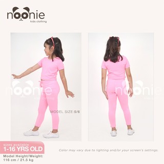 Noonie - Girls Set (2-16Y) - Crop Top & Leggings Stretchable - Terno ...