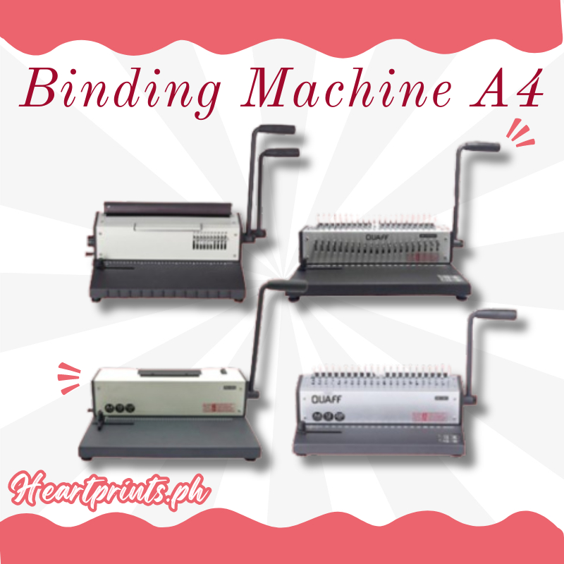 QUAFF Binding Machine A4S IZE Ring Binding Machine // Wire Binding Machine // Spiral Binding ...