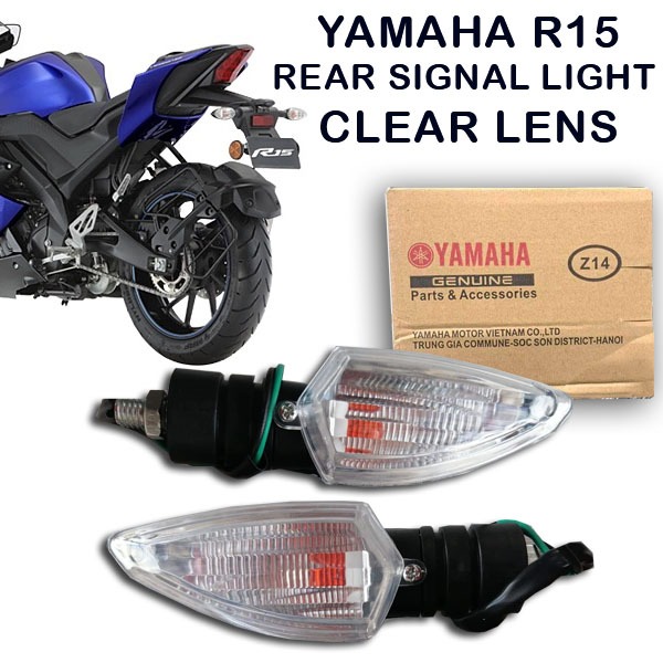 YZF-R15 YAMAHA R15 REAR SIGNAL LIGHT FLASHER LIGHT SET 100% ORIGINAL ...