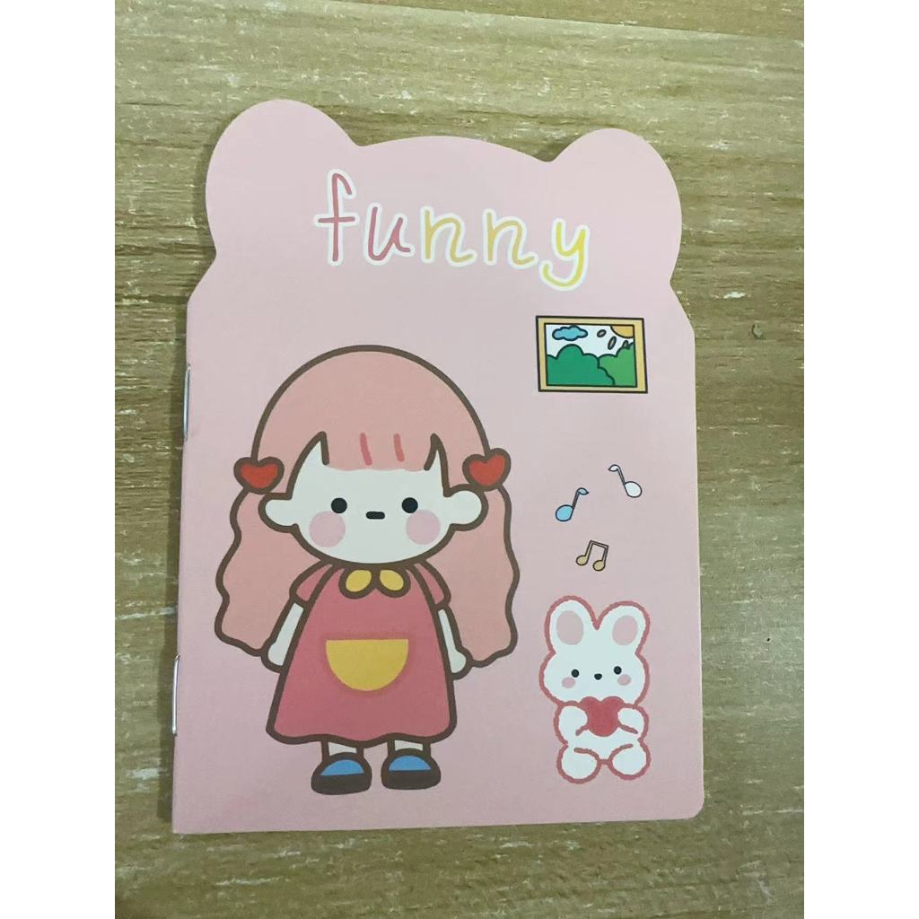 Cartoon A6 Mini Notebook Cute Design Small Notepad Children Student ...
