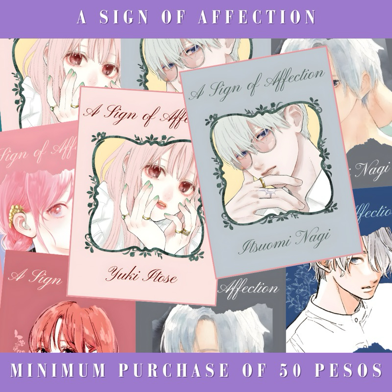 A Sign Of Affection Yuki And Itsuomi Laminated Manga Art Photocards ...