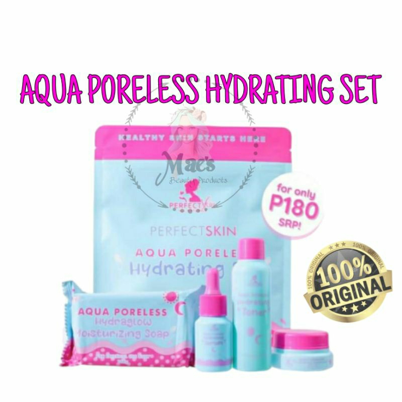 Perfectskin AQUA PORELESS HYDRATING SET (Mild Set) | Shopee Philippines