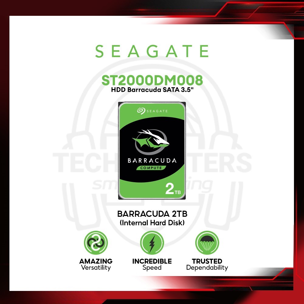 Seagate Barracuda 2TB Internal Hard Disk HDD Barracuda SATA 3.5" ST2000DM008 | Shopee Philippines