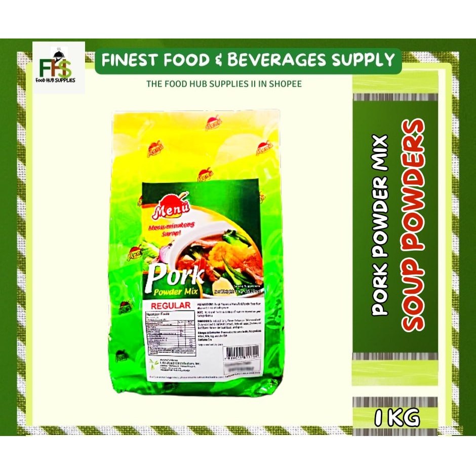 Menu Pork Powder Mix 1KG | Shopee Philippines