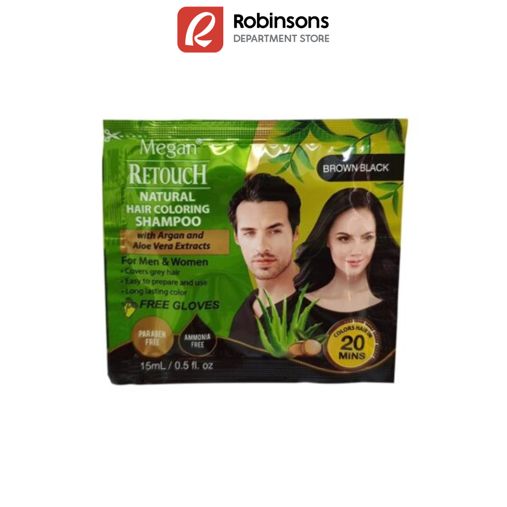 Megan Color Shampoo 15ml - Brown Black | Shopee Philippines