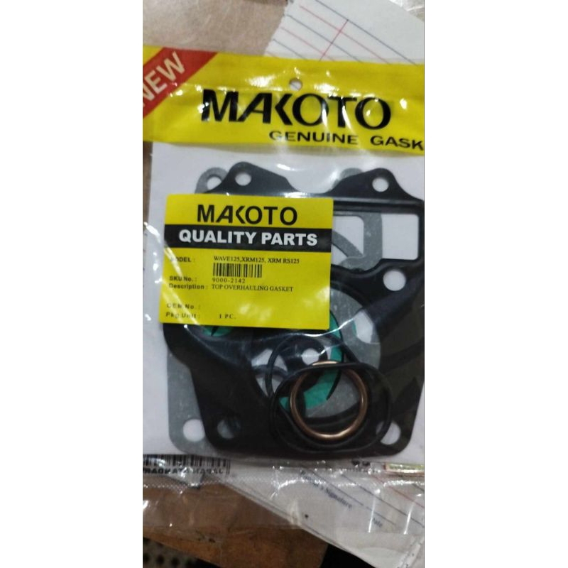 Top Overhauling Gasket Kit Wave125,XRM125,XRM RS125 | Shopee Philippines