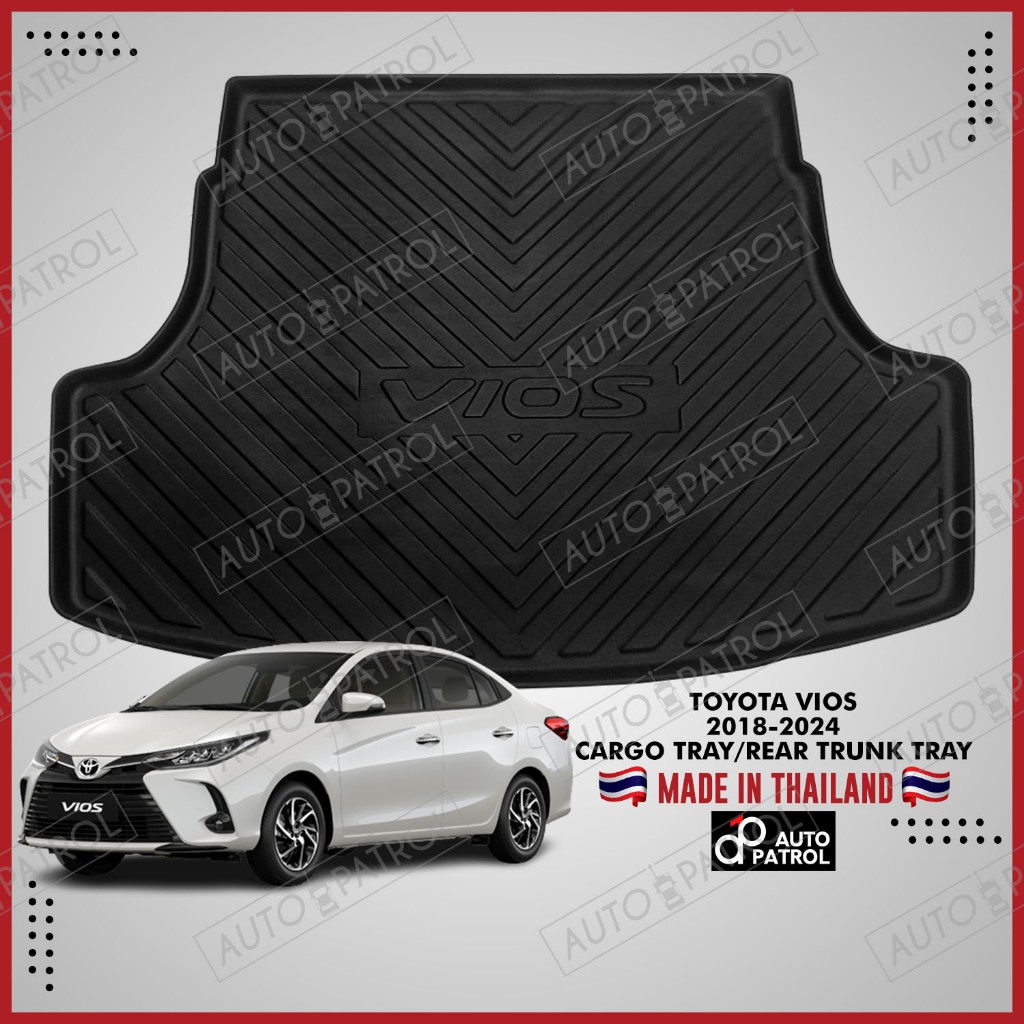 Toyota Vios 2018-2024 Rear Trunk Tray or Cargo Tray v2 | Shopee Philippines