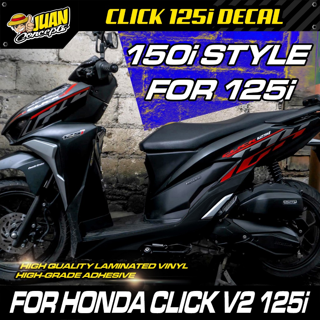 Honda Click V2 125i (150i Style) Decals | Shopee Philippines