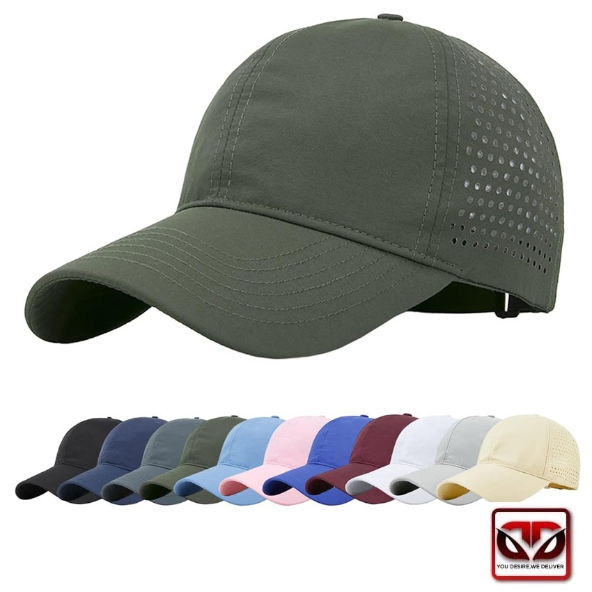 Mesh Peaked Baseball Cap Lightweight and Breathable Sports Cap | Shopee ...