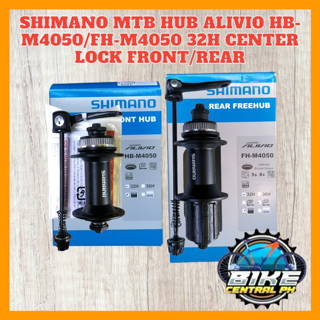 SHIMANO HUB MTB ALIVIO HB-M4050 / FH-M4050 32H 36H F/R | Shopee Philippines