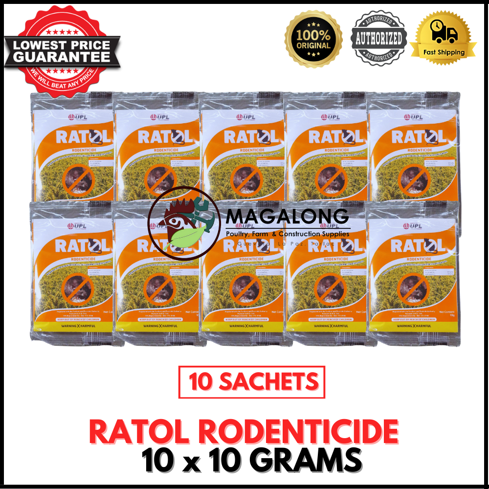 RATOL (ZINC PHOSPHIDE) - RAT POISON RAT KILLER RACUMIN RATX RAT BAIT ...