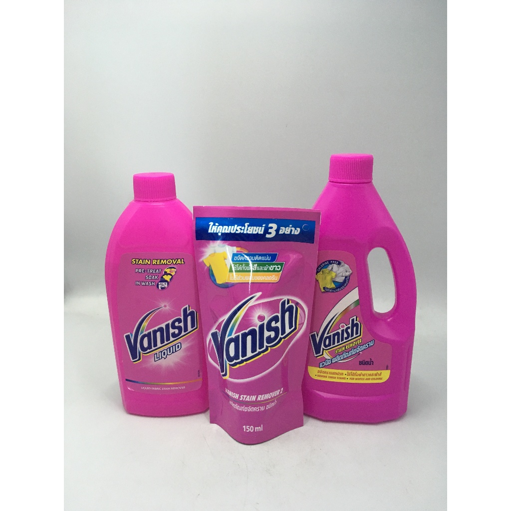 Vanish Liquid Fabric Stain Remover 150mL / 450ml / 500ml | Shopee ...