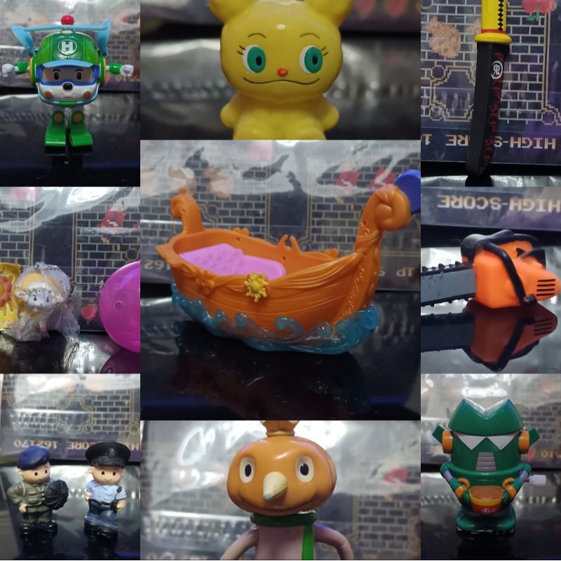 Random Toy Figures Part 1 - Disney , Bob the builder , Anpanman ...