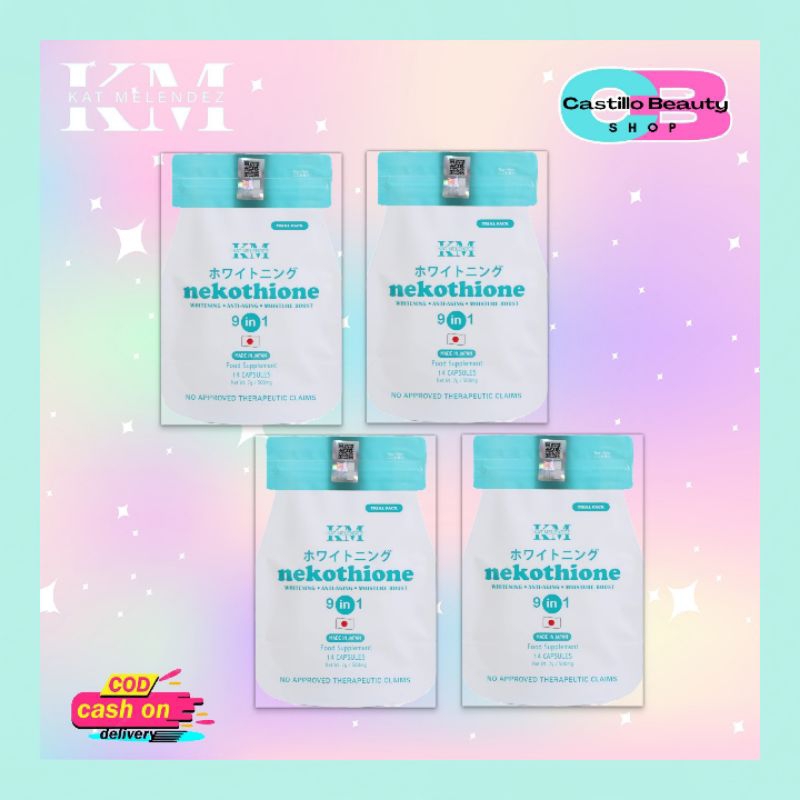 NEKOTHIONE 9in1 by KM (4packs Refill) | Shopee Philippines
