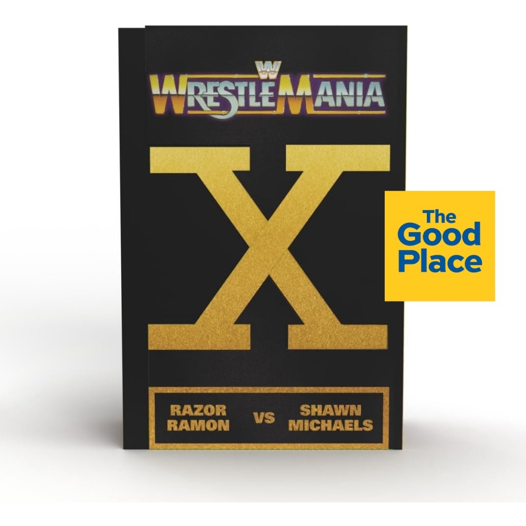 MATTEL WWE Elite WrestleMania X Ladder Match Collectible Set with Shawn ...