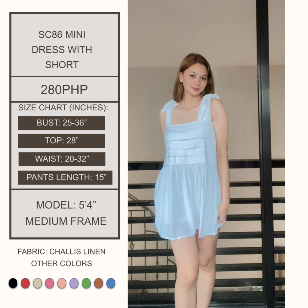 SC White Dress Coordinates Beach Summer Collection | Shopee Philippines