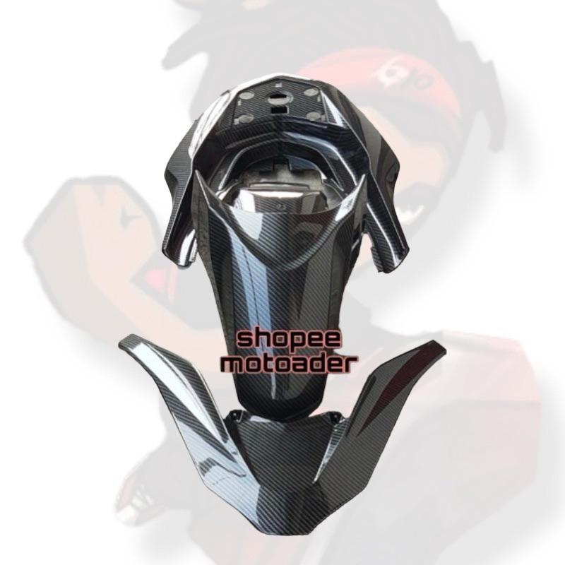 (rinj carbon)Pcx 160 Carbon parts big v Front fender grab bar pcx160 ...