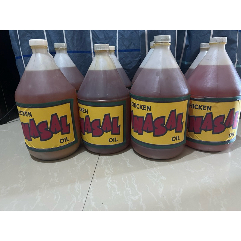 Mang inasal Chicken inasal Oil Chicken oil 1 gallon 4 liters | Shopee ...