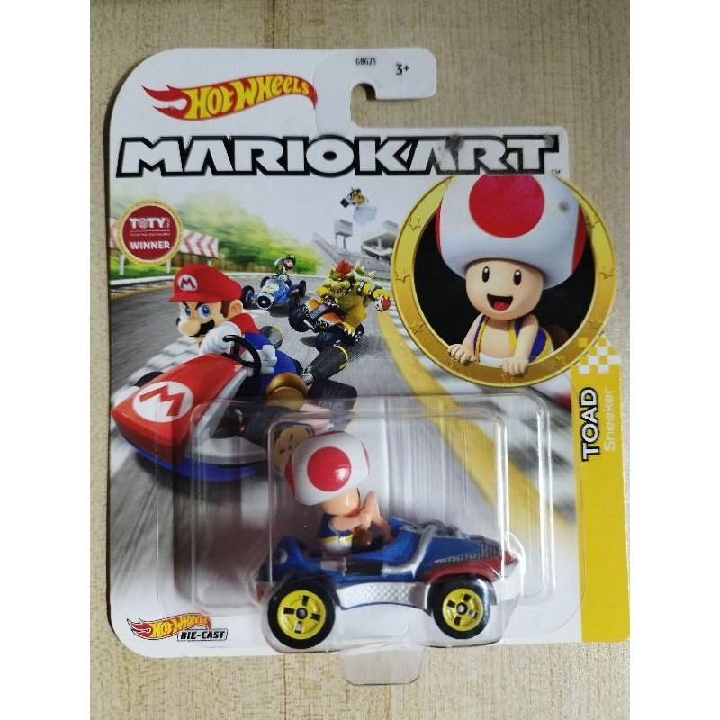Hot Wheels Mario Cart Toad Collaboration Brand New Sealed with Minor ...