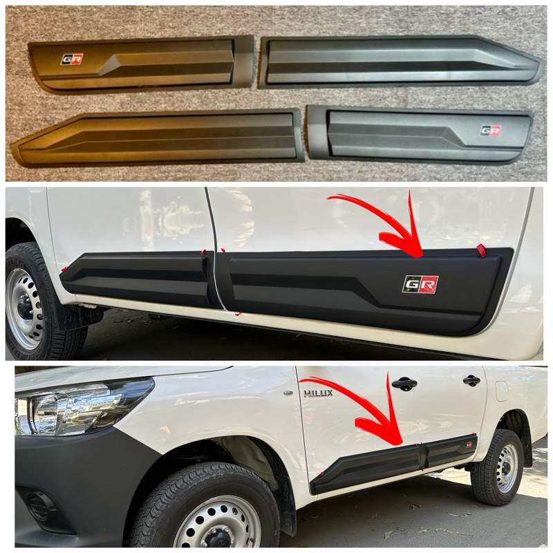 Toyota Hilux Revo Conquest GRS 2016 - 2025 GR Body Cladding | Shopee ...