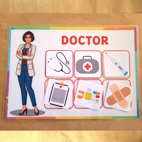 Community Helpers Interactive Activity Laminated Learning Materials ...