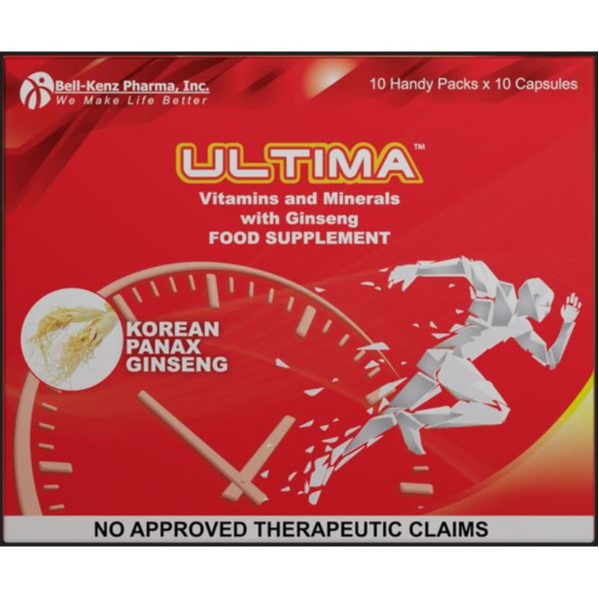 Ultima Vitamins + Minerals with Ginseng 100 pcs | Shopee Philippines
