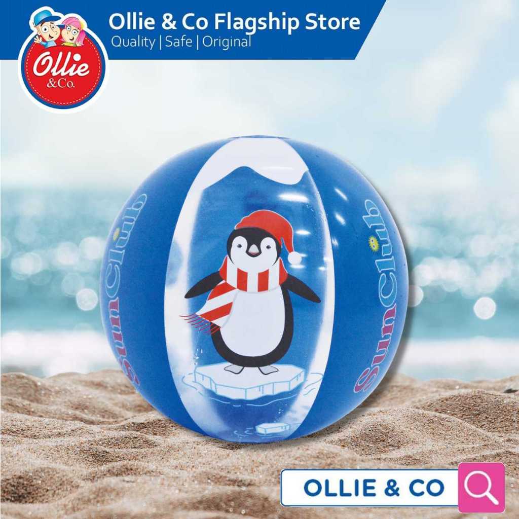 Jilong Sun Club 20 Inches Color Appear Beach Ball Penguin Design ...