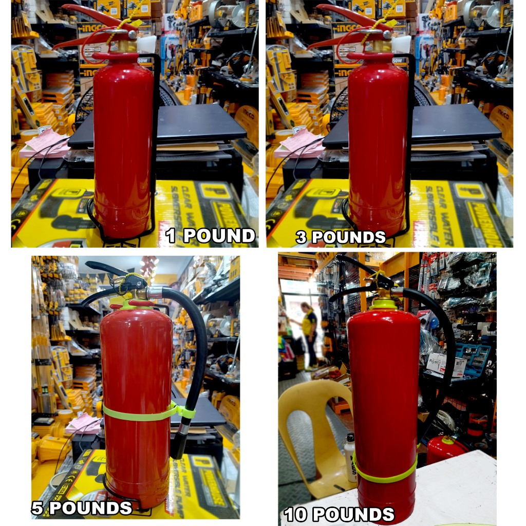 EMPTY cylinder for fire extinguisher - SET ALSO AVAILABLE - 1LB, 3LBS ...