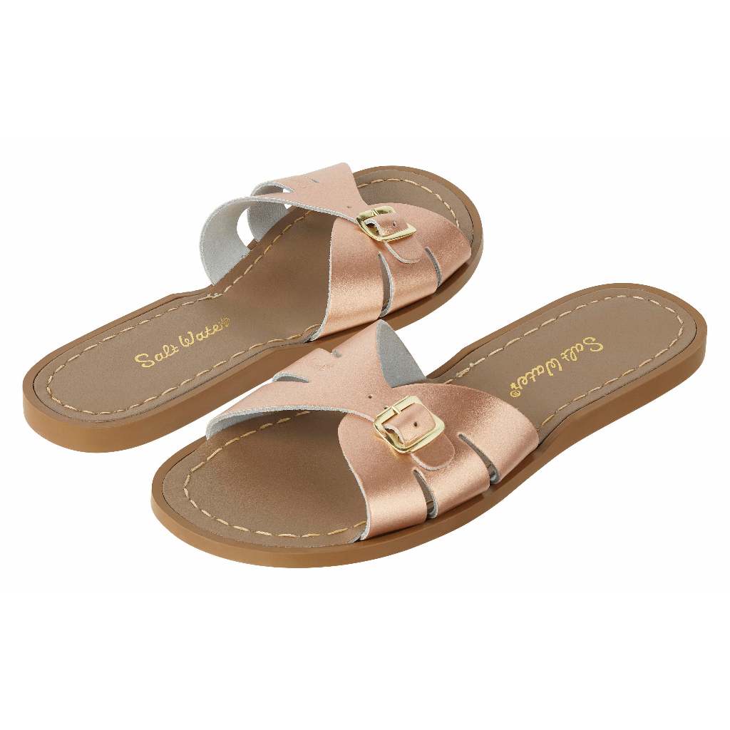 SALT-WATER SLIDE PREMIUM ROSE GOLD Comfortable Slide for Ladies ...