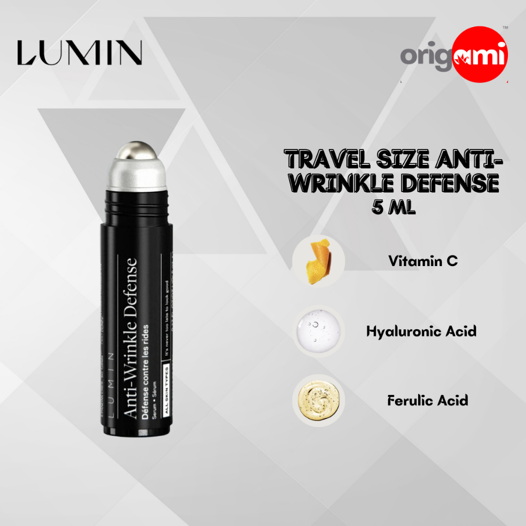 Lumin Skin Travel Size Anti-Wrinkle Defense Serum 5ml | Shopee Philippines