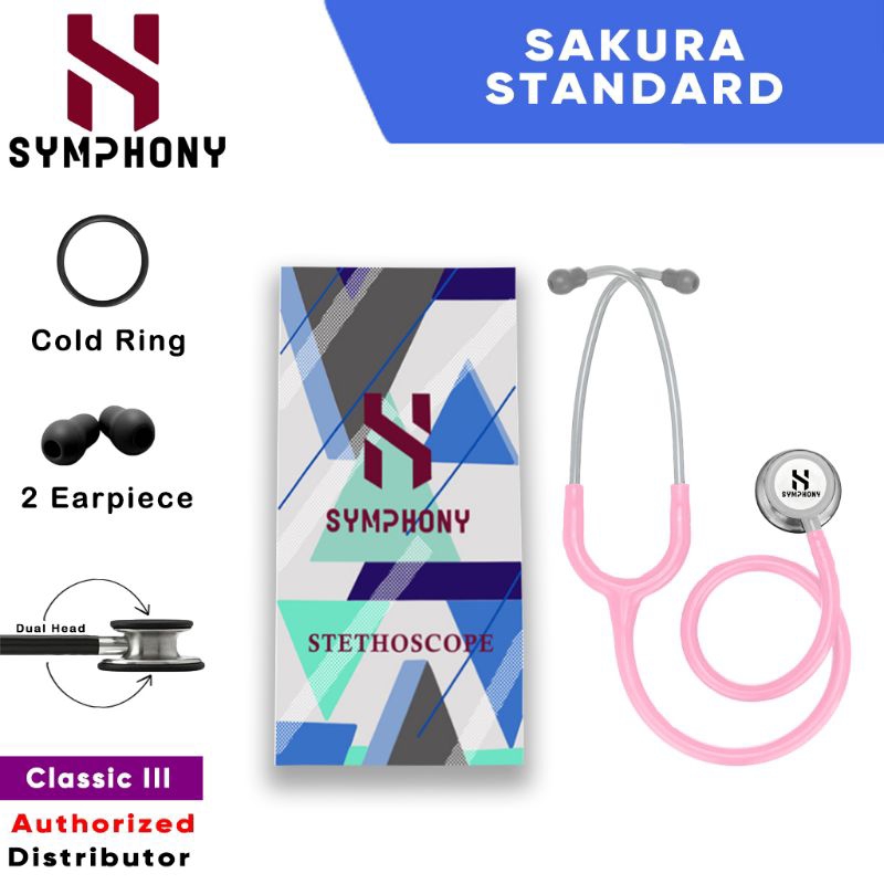Symphony Stethoscope Sakura Standard Classic III | Shopee Philippines