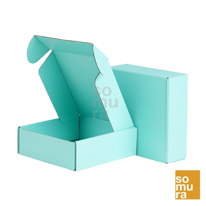 Plain Mint Green Colored Box Carton Corrugated Box Gift Box Carton Box ...