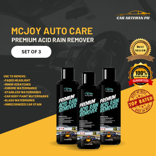 Set 3 Mcjoy Acid rain remover for car 250ml windshield cleaner acid ...