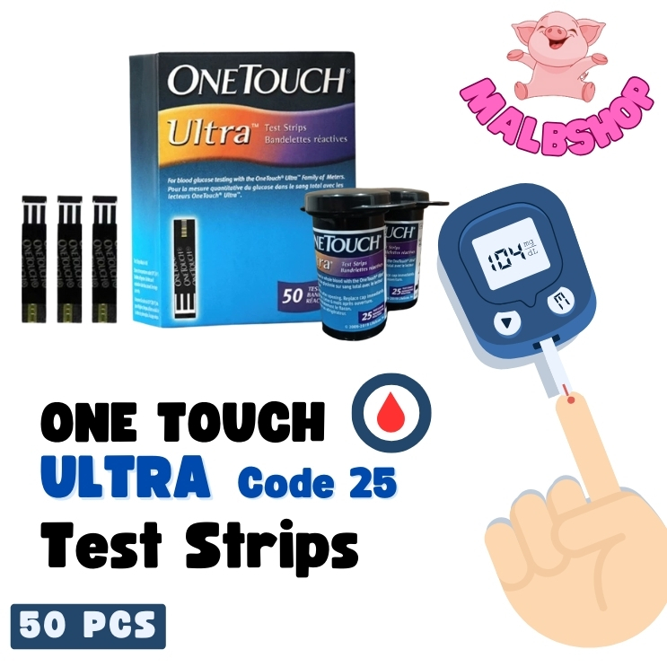 One Touch Ultra Strips Lifescan OneTouch Ultra 50pcs | Shopee Philippines