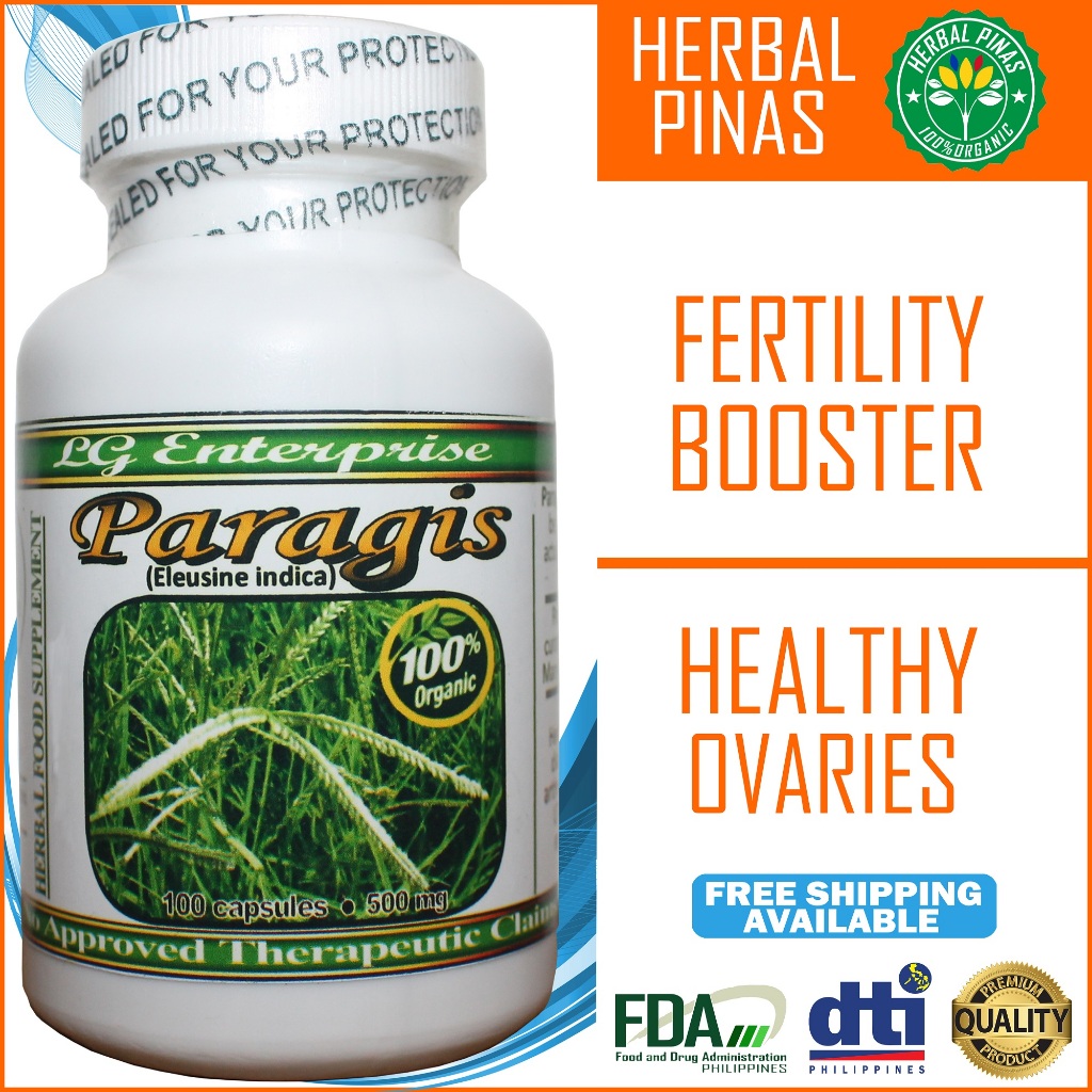 Paragis for Healthy Ovaries 100 Capsules 500mg - Herbal Pinas | Shopee ...