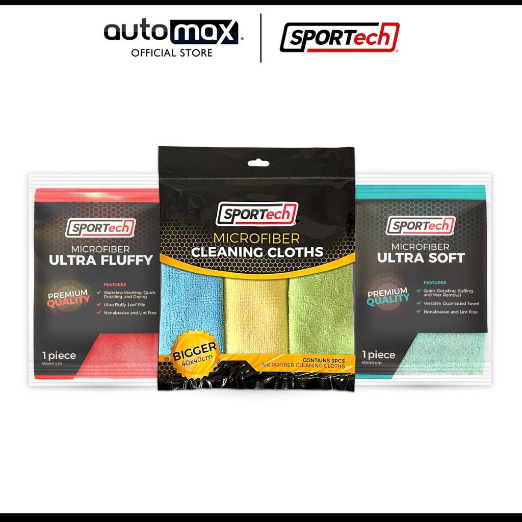 SPORTech Microfiber Towel Quality Cleaning Cloth - Scratch & Lint Free ...