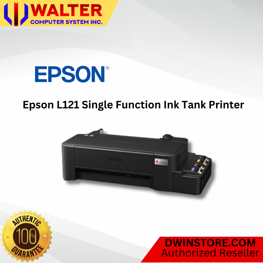 Epson L121 Single Function Ink Tank Printer | Shopee Philippines